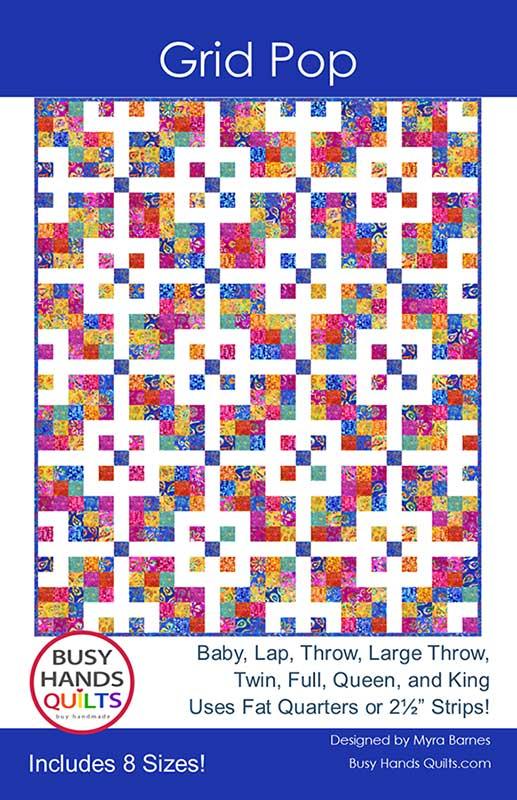 Grid Pop Pattern – Two Chicks Quilting