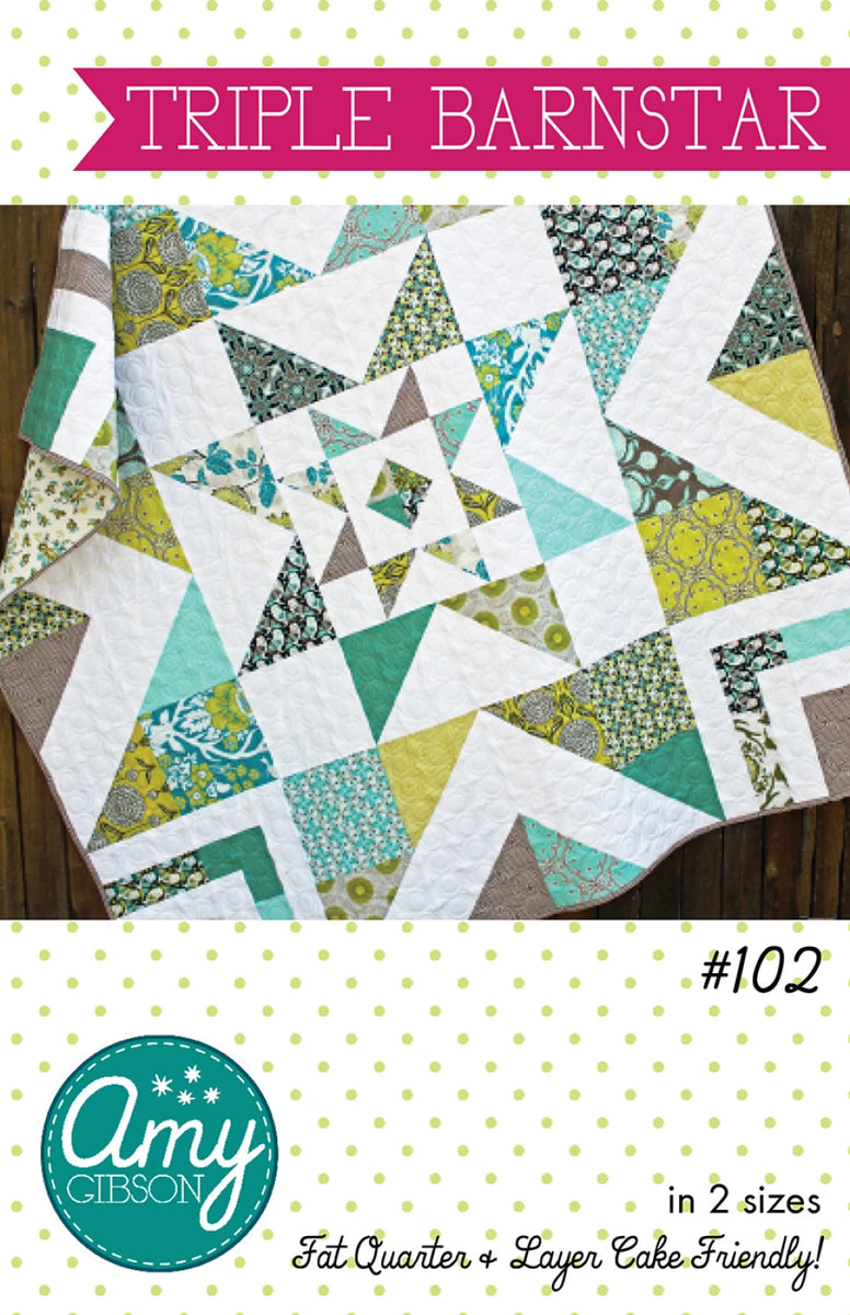 Triple Barnstar – Two Chicks Quilting