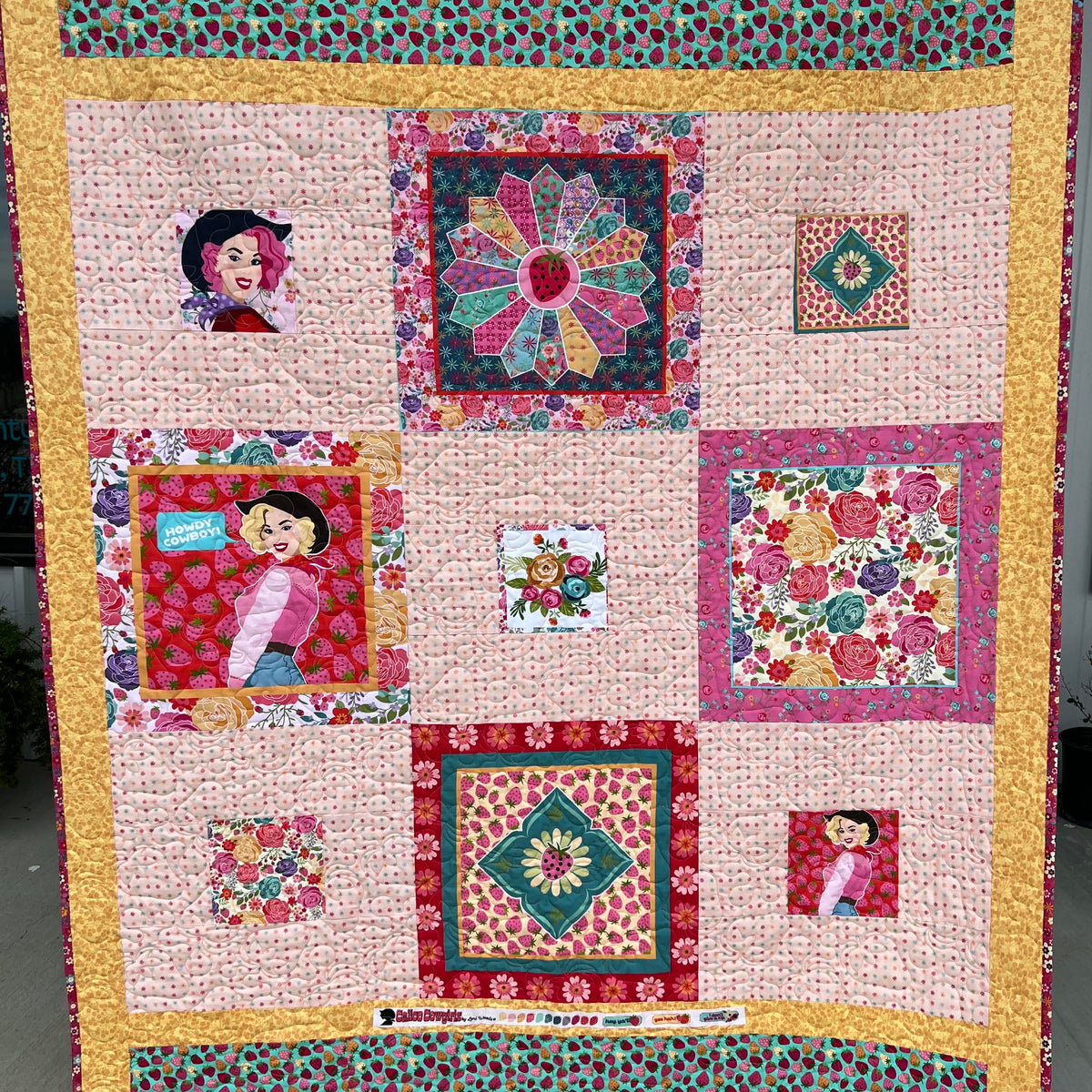 Calico Cowgirl Quilt Kit – Two Chicks Quilting