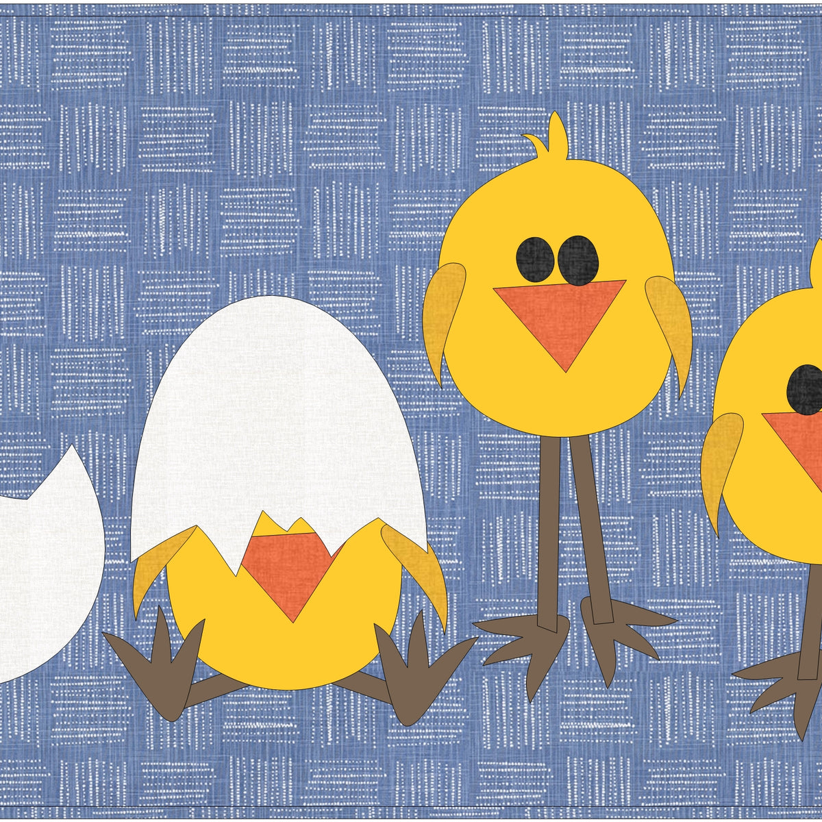 Floor Canvas Fabric Kit - Chicks – Two Chicks Quilting