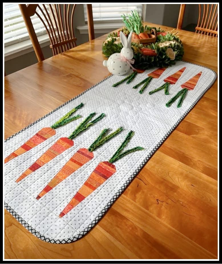 Carrot Table Runner Fabric Kit & Pattern – Two Chicks Quilting