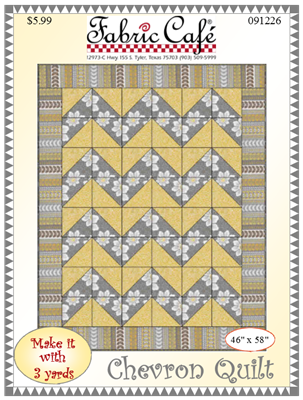Chevron Quilt 3-yard Quilt Pattern – Two Chicks Quilting