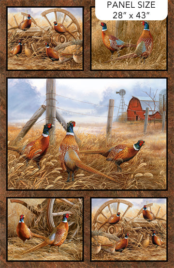 Pheasant Grove - Panel – Two Chicks Quilting