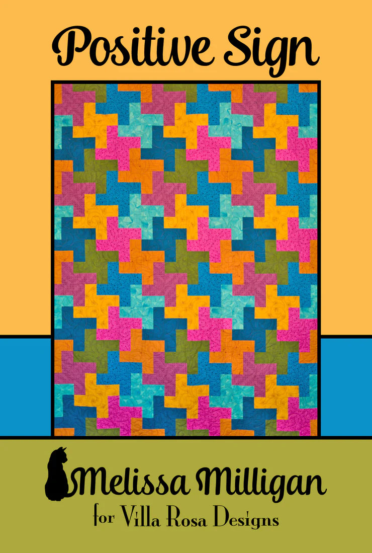 Positive Sign Pattern – Two Chicks Quilting