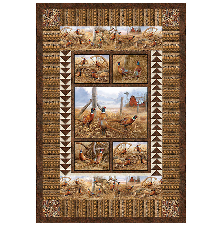 Pheasant Grove Quilt Kit – Two Chicks Quilting