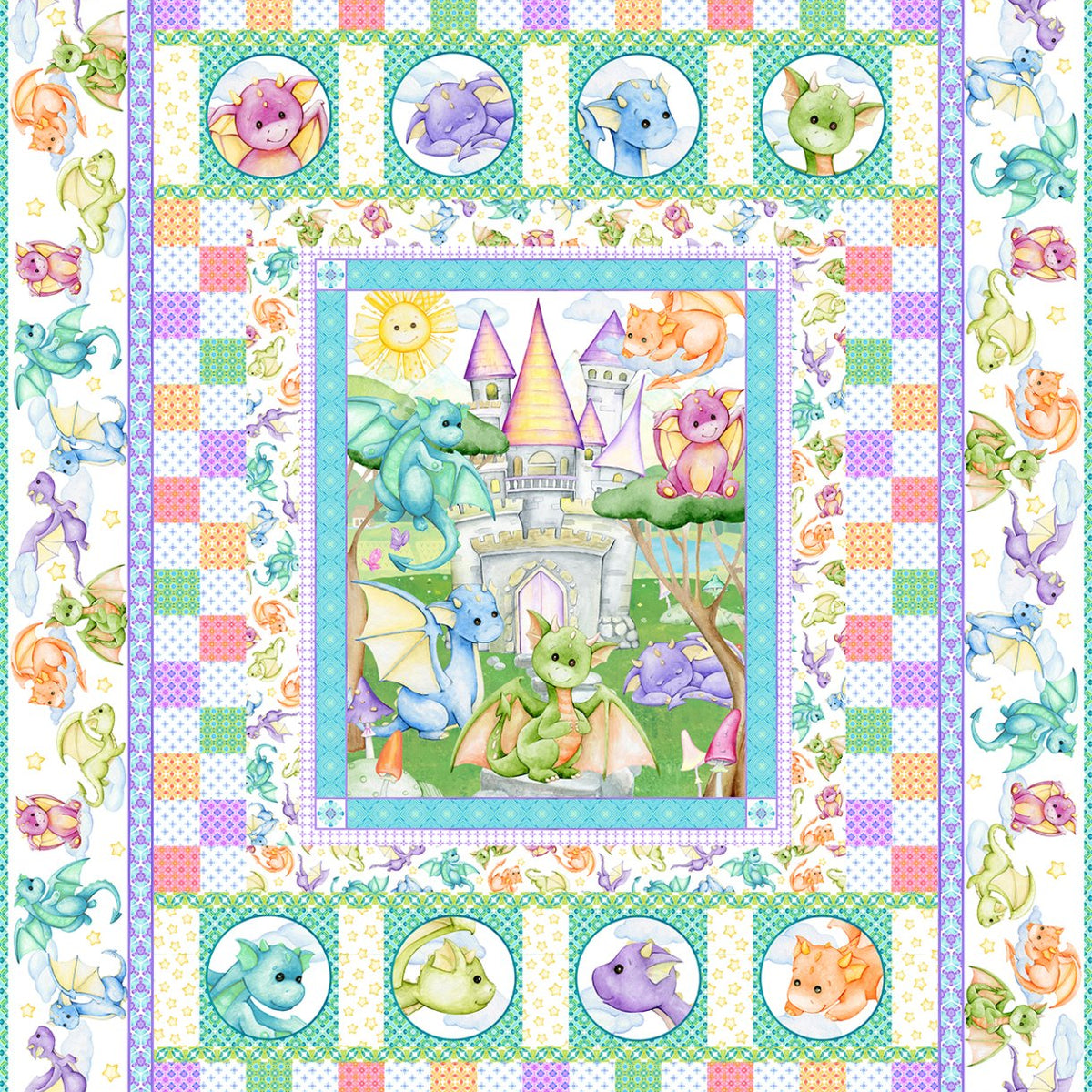 Dragon Friends Quilt Pattern – Two Chicks Quilting
