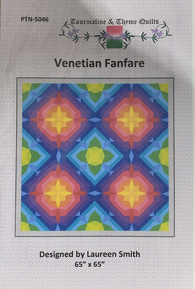 Venetian Fanfare Pattern – Two Chicks Quilting
