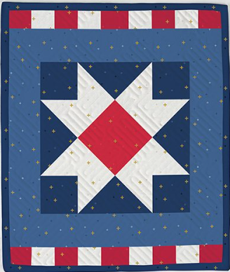 Banner of the Month - Star Spangled – Two Chicks Quilting