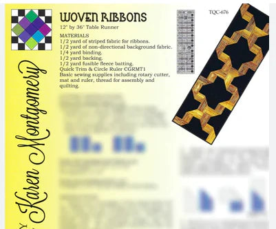 Woven Ribbons Pattern – Two Chicks Quilting